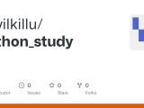 Github Devilkillu Python Study