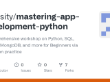 Github Itversity Mastering App Development Python A Comprehensive