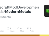 Github Minecraftmoddevelopmentmods Modernmetals Modern Metals Mod