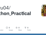 Github Keyu04 Python Practical