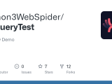 Github Python3webspider Pyquerytest Pyquery Demo