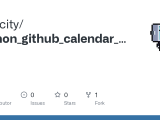 Github Aphcity Python Github Calendar Api