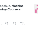 Github Sdcodehub Machine Learning Coursera