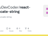 Github Gurudevcoder React Truncate String React Truncate String