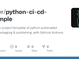 Github Pypyr Python Ci Cd Example Example Project Template Of Python