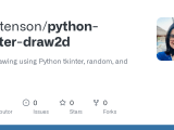 Github Gmstenson Python Tkinter Draw2d A 2d Drawing Using Python
