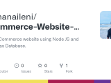 Github Laxmanaileni Ecommerce Website Using Node Js And Mysql Built