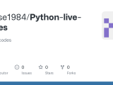 Github Moise1984 Python Live Codes Python Codes