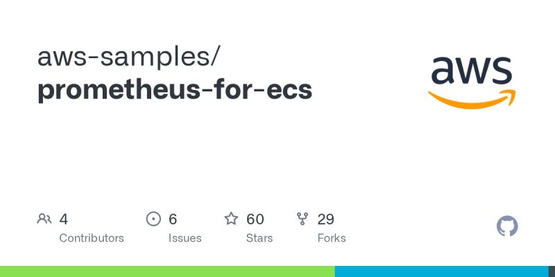 GitHub - aws-samples/prometheus-for-ecs
