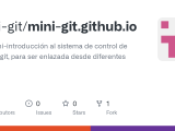 Github Mini Git Mini Git Github Io Una Mini Introducción Al Sistema