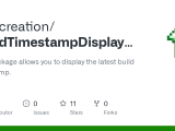 Github Gigacreation Buildtimestampdisplayforunity This Package