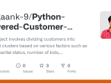 Github Mrigaank 9 Python Powered Customer Segmentation