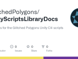 Github Glitchedpolygons Unityscriptslibrarydocs Api Docs For The