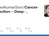 Github Erravikumarsoni Cancer Detection Deep Learning Project Using