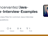 Github Erichcervantez Java Core Interview Examples Sample Class