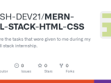 Github Ayush Dev21 Mern Full Stack Html Css These Are The Tasks That