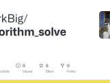Github Parkbig Algorithm Solve