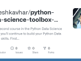 Github Ganeshkavhar Python Data Science Toolbox Part Ii In This