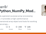 Github Milaan9 09 Python Numpy Module Numpy Is A General Purpose