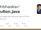 Solution Java Solution1 Java At Master Techbhaskar Solution Java Github