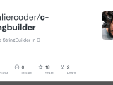 Github Cavaliercoder C Stringbuilder A Simple Stringbuilder In C