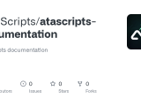 Github Ata Scripts Atascripts Documentation Ata Scripts Documentation