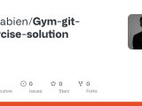 Github Devfabien Gym Git Exercise Solution