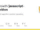 Github Jsgrowth Javascript Algorithm Javascript Algorithm Solution