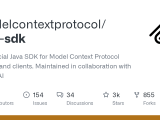 Github Modelcontextprotocol Java Sdk The Official Java Sdk For Model
