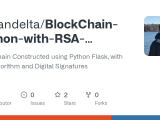 Github Guhandelta Blockchain Python With Rsa Encryption Blockchain