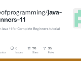 Github Caveofprogramming Java Beginners 11 Code For Java 11 For