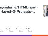 Github Sarangsalame Html And Css Level 2 Projects March 22 Batch