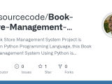 Github Freesourcecode Book Store Management System In Python The