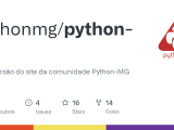 Github Pythonmg Python Mg Nova Versão Do Site Da Comunidade Python Mg