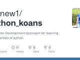 Github Dionew1 Python Koans Test Driven Development Approach For