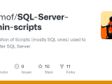 Sql Server Admin Scripts Testing Testing Scripttogrowdb Sql At Master