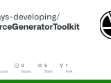 Github Always Developing Sourcegeneratortoolkit