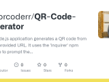 Github Juniorcoderr Qr Code Generator This Node Js Application
