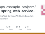 Github Devops Example Projects Java Spring Web Service Beanstalk