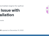 Issue With Installation Issue 19 Mathworks Matlab Engine For