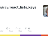 Github Gitdagray React Lists Keys Github