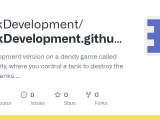 Github Tankdevelopment Tankdevelopment Github Io A Development