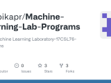 Github Ambikapr Machine Learning Lab Programs Vtu Machine Learning