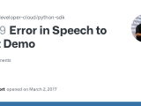 Error In Speech To Text Demo Issue 169 Watson Developer Cloud
