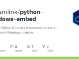 Releases Streamlink Python Windows Embed Github
