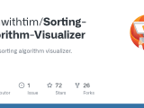 Sorting Algorithm Visualizer At Main Techwithtim Sorting Algorithm