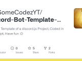 Github Forsomecodezyt Discord Bot Template Javascript This Is A