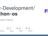 Github Fex Development Python Os An Os Made In Python