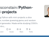Github Jrojasconstain Python Mini Projects Exploring Python With