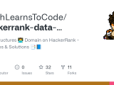 Github Anishlearnstocode Hackerrank Data Structures Data Structures